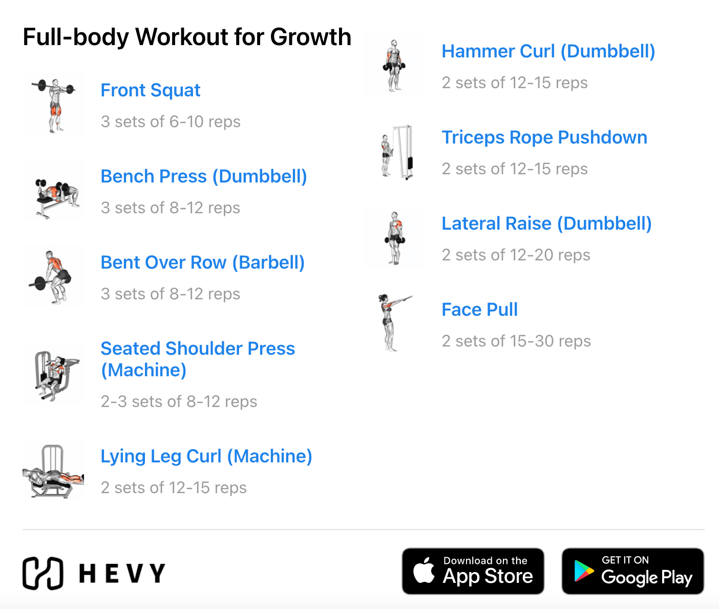 6 Full Body Workouts (Gym Equipment, Dumbbells & At-Home)