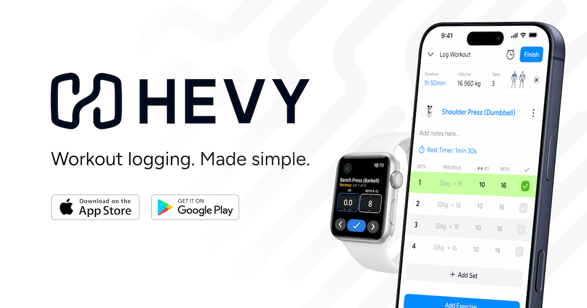 Hevy App Feature List - #1 Workout Tracker & Gym Log App